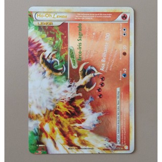 Carta Antiga Pokemon Ho-Oh Legend 112/123 Ultra Rare HeartGold ...