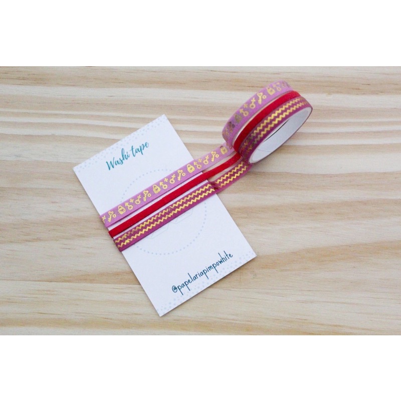 Washi Tape Trio Love Metro | Shopee Brasil