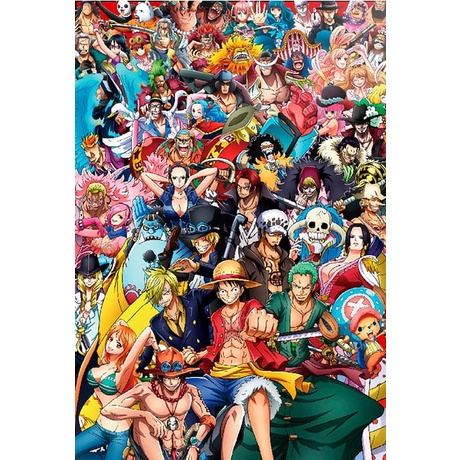 Poster adesivo GIGA Premium One Piece | Shopee Brasil