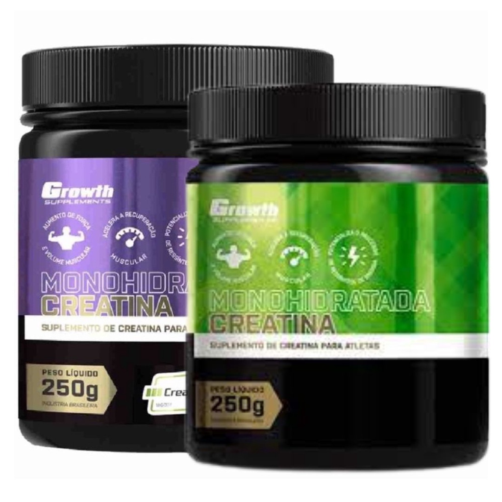 Creatina Creapure 250g Original Growth Supplements - Escorrega o Preço
