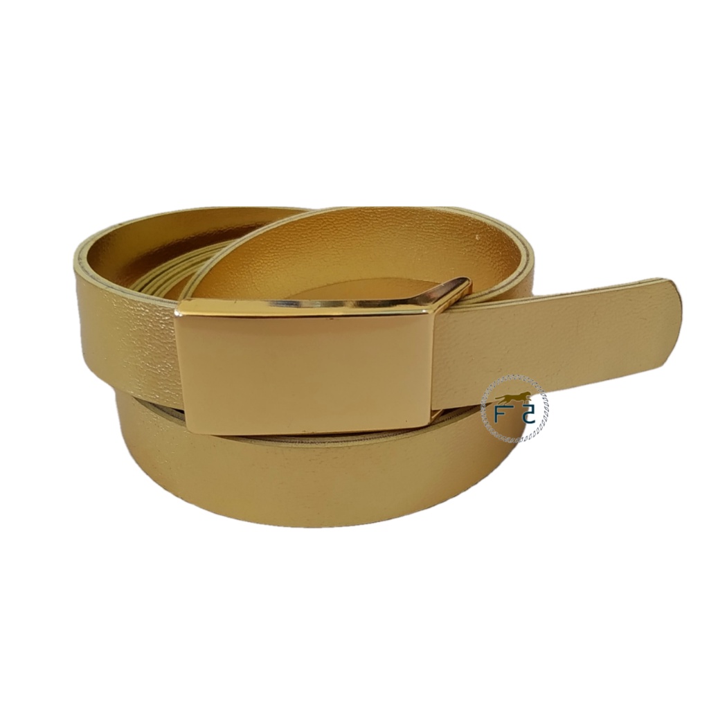 Cinto Dourado Feminino Fino | Shopee Brasil