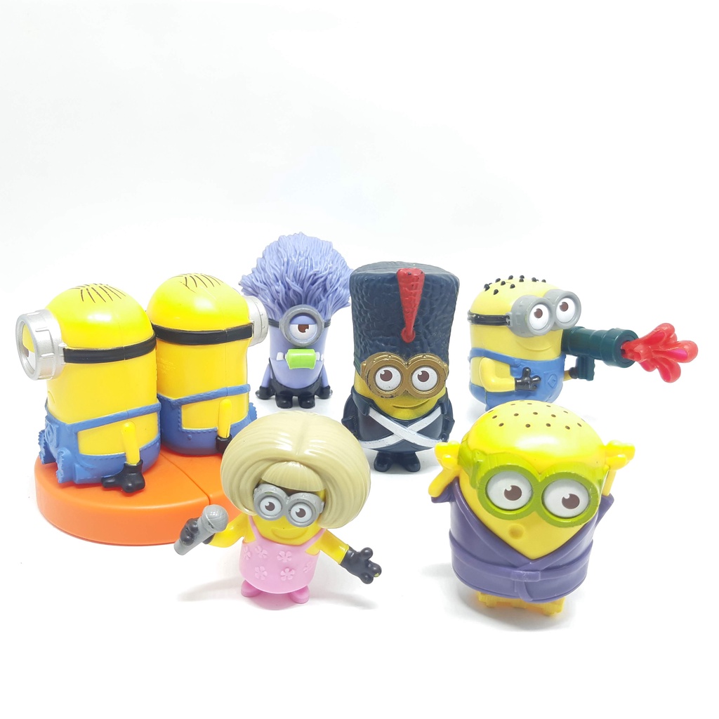 Bonecos Minions Meu Malvado Favorito Mc Lanche Feliz | Shopee Brasil