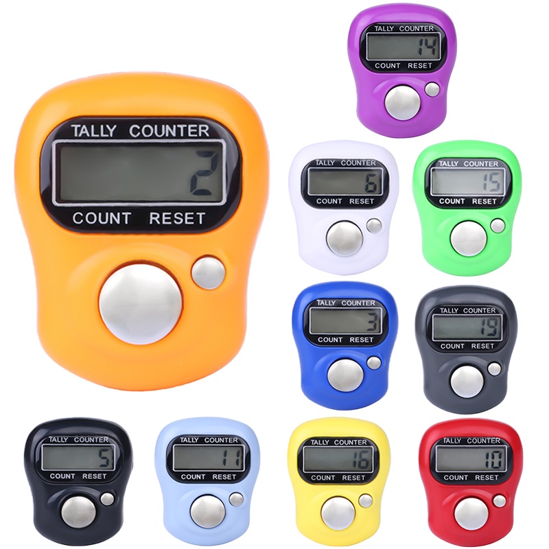 Mini Contador De Dedo Portátil Leve Com Display LCD Digital contador ...