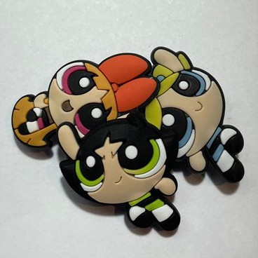 Pins Meninas Super Poderosas - Pins Crocs - Jibbitz | Shopee Brasil