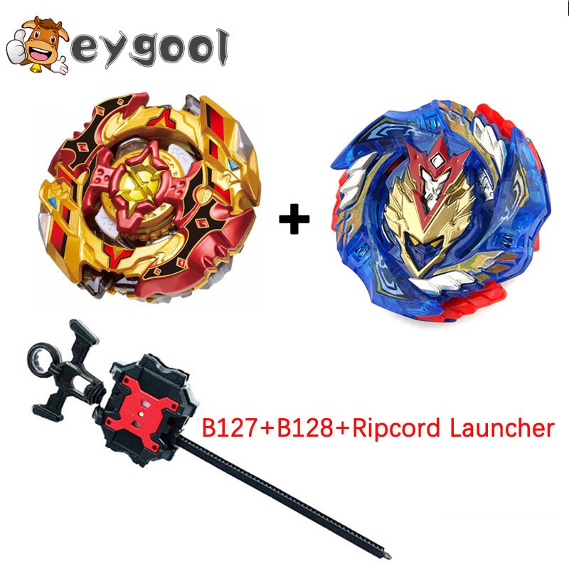 Beyblade Burst (3 Em 1) B128 Cho-Spriggan Orb Egis + B127 Z Valkyrie.Z ...