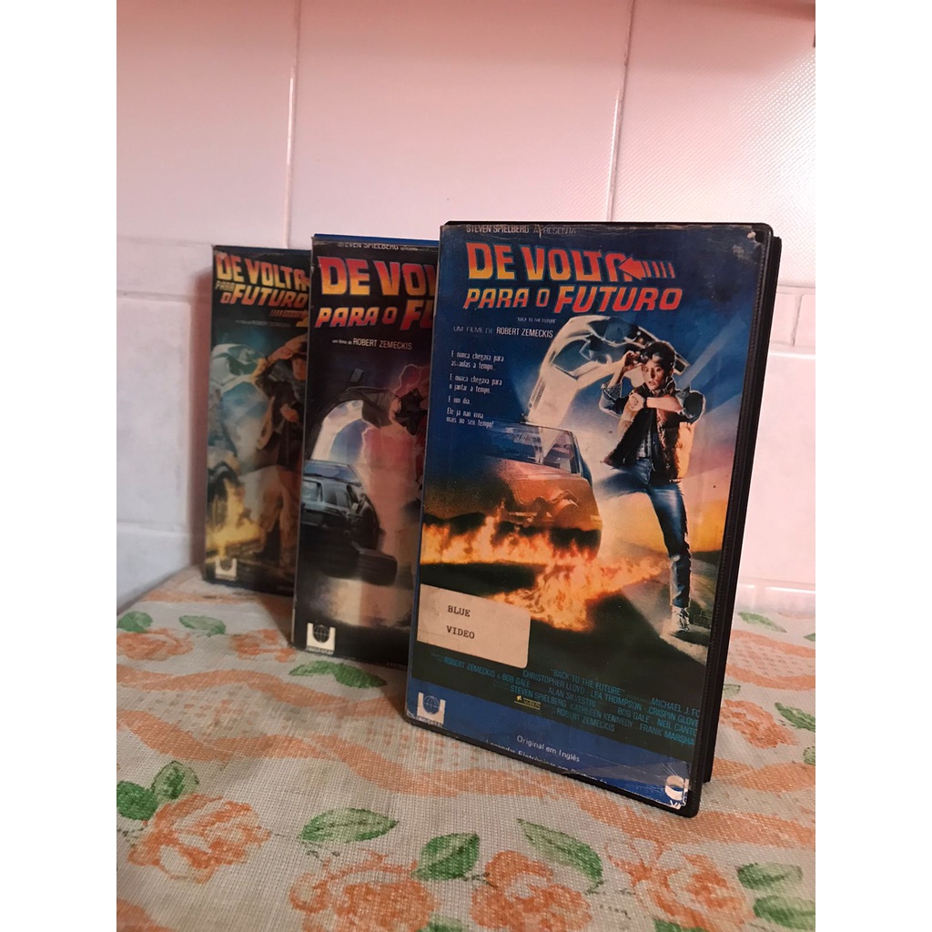 KIT De volta para o futuro 1,2 e 3 Fitas VHS | Shopee Brasil
