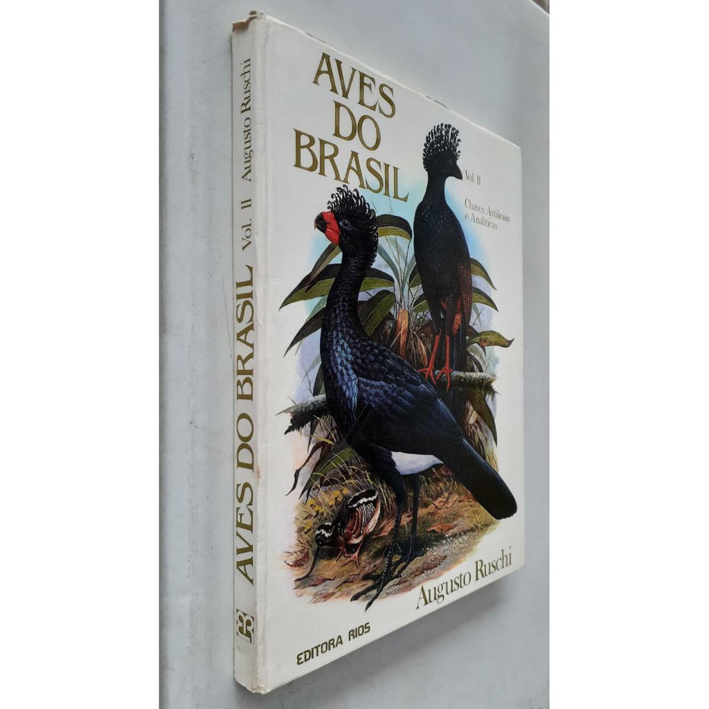 Livro Aves do Brasil, vol. 2 - Augusto Rusch | Shopee Brasil