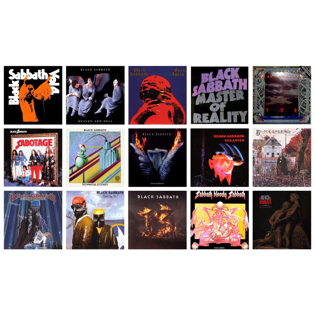 Discografia Black Sabbath completa com muitas raridades (desde 1969 a ...