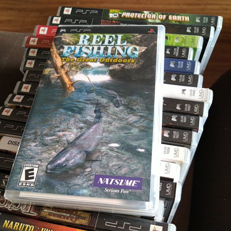 Jogo Reel Fishing: The Great Outdoors - PSP Mídia física | Shopee Brasil
