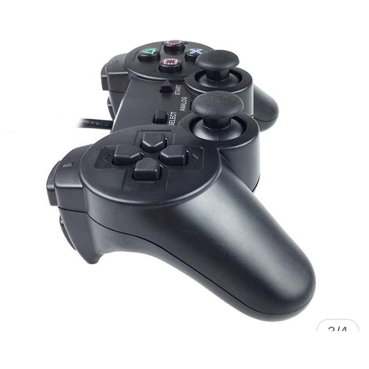 Controle Joystick Para PS2 2 Preto Analógico Ps2 | Shopee Brasil