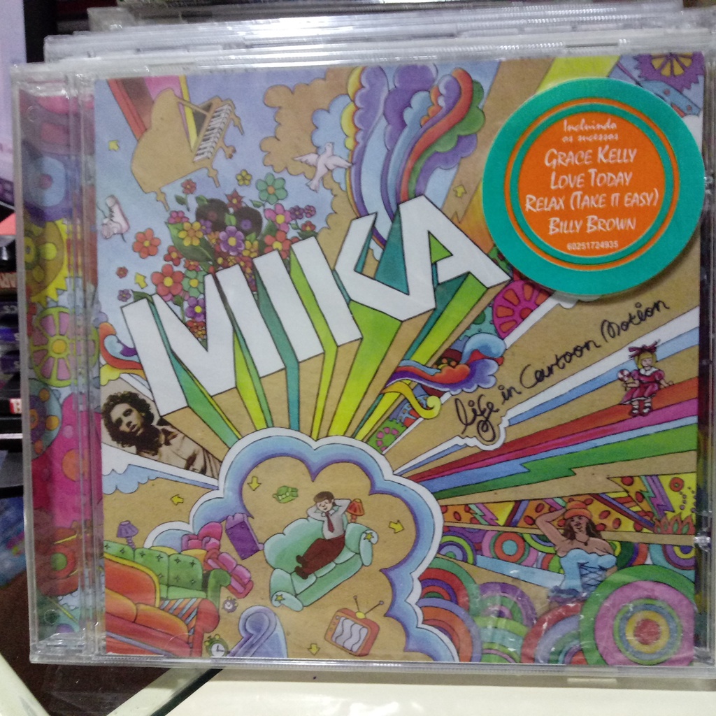 Cd Mika - Life in Cartoon motion ( Lacrado) | Shopee Brasil