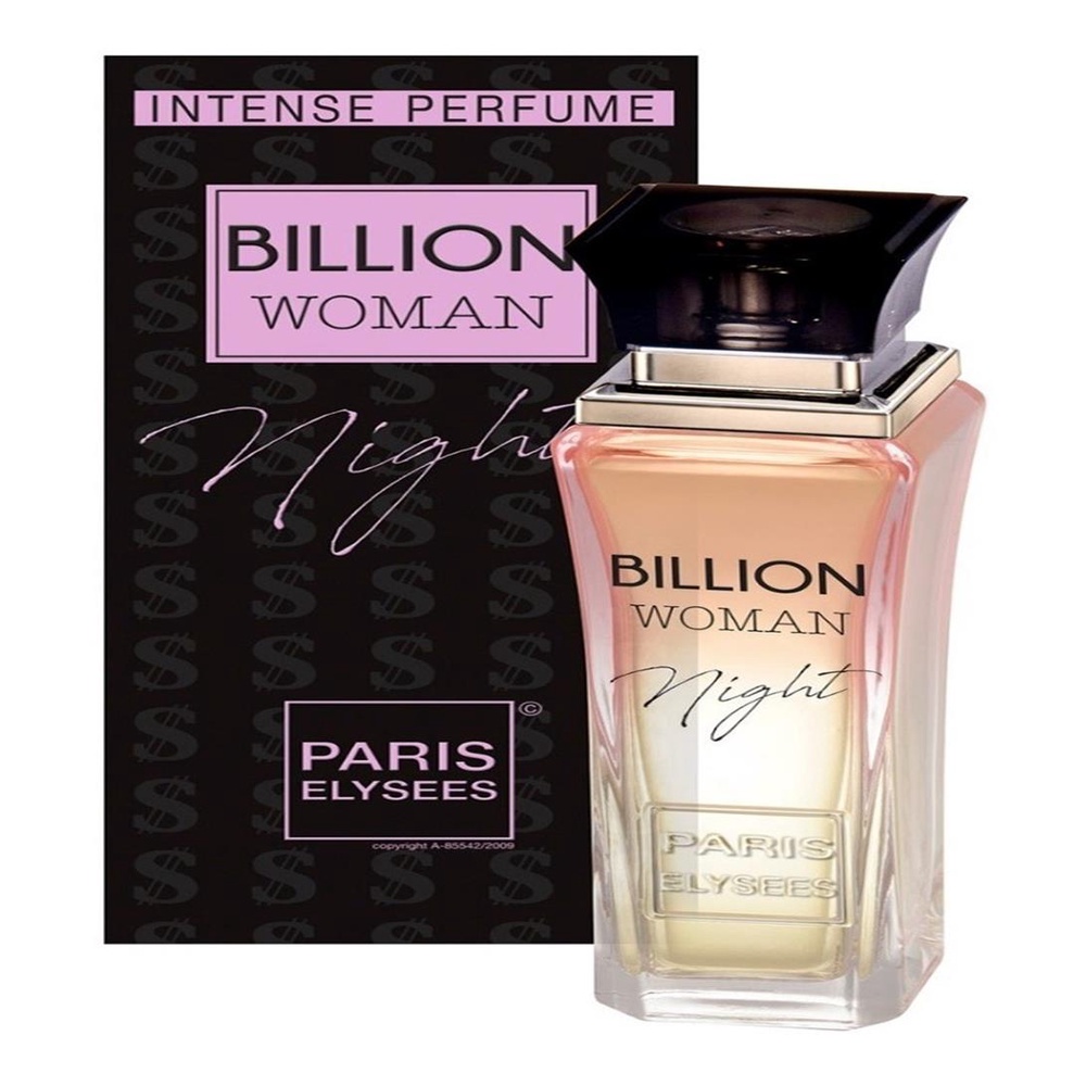 Perfume Billion Woman Night 100ml Feminino Paris Elysses | Shopee Brasil