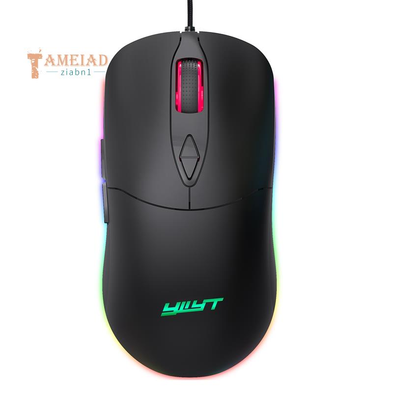 Ywyt Mouse Com Fio Rgb Macro De Programação Usb Mouse 7200 Dpi Gamers ...