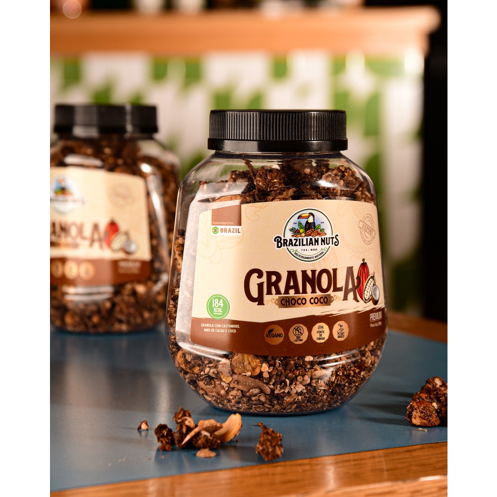 Granola Natural Choco-coco - 280g | Shopee Brasil