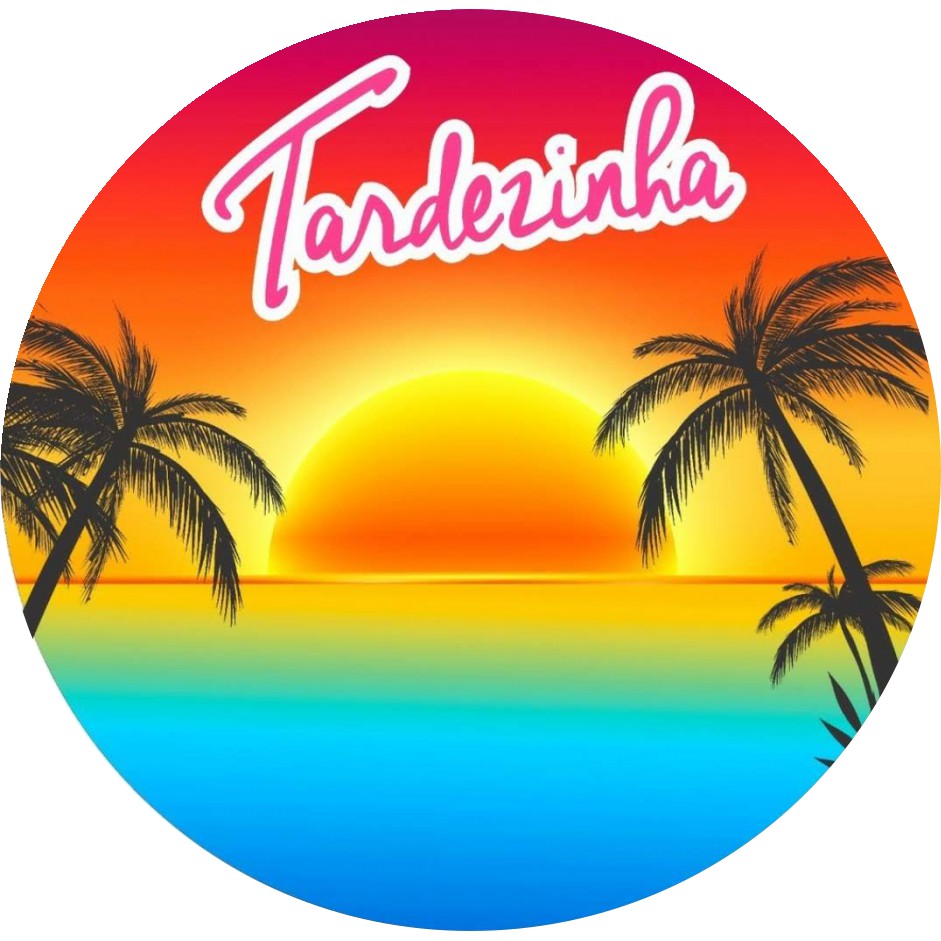 Painel Em Lona Redondo Tardezinha 1,20 X 1,20 Banner fosca | Shopee Brasil