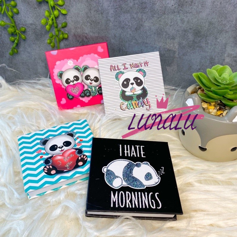 Mini Bloco de Notas 4x5cm Colorido Glitter Decorada Anotações - LUNALU ...