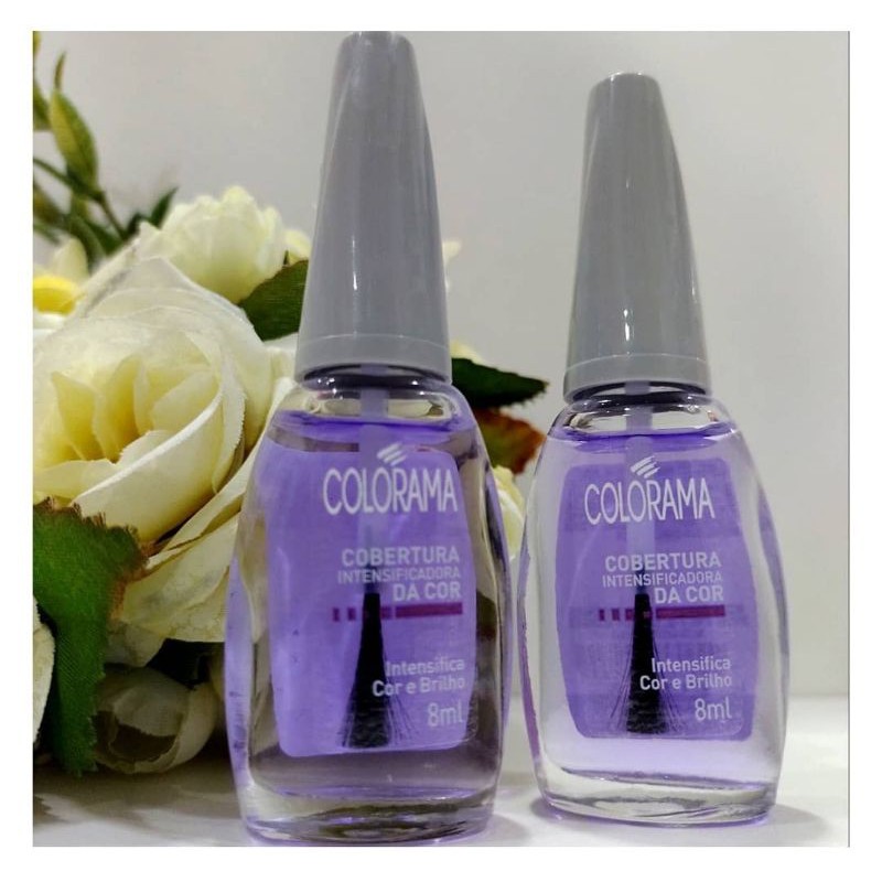 base extra brilho roxo colorama 8 ml | Shopee Brasil