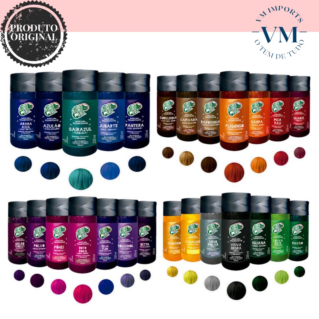 Tonalizante Kamaleão Color 150ml Máscara Pigmentante - Escolha Sua Cor ...