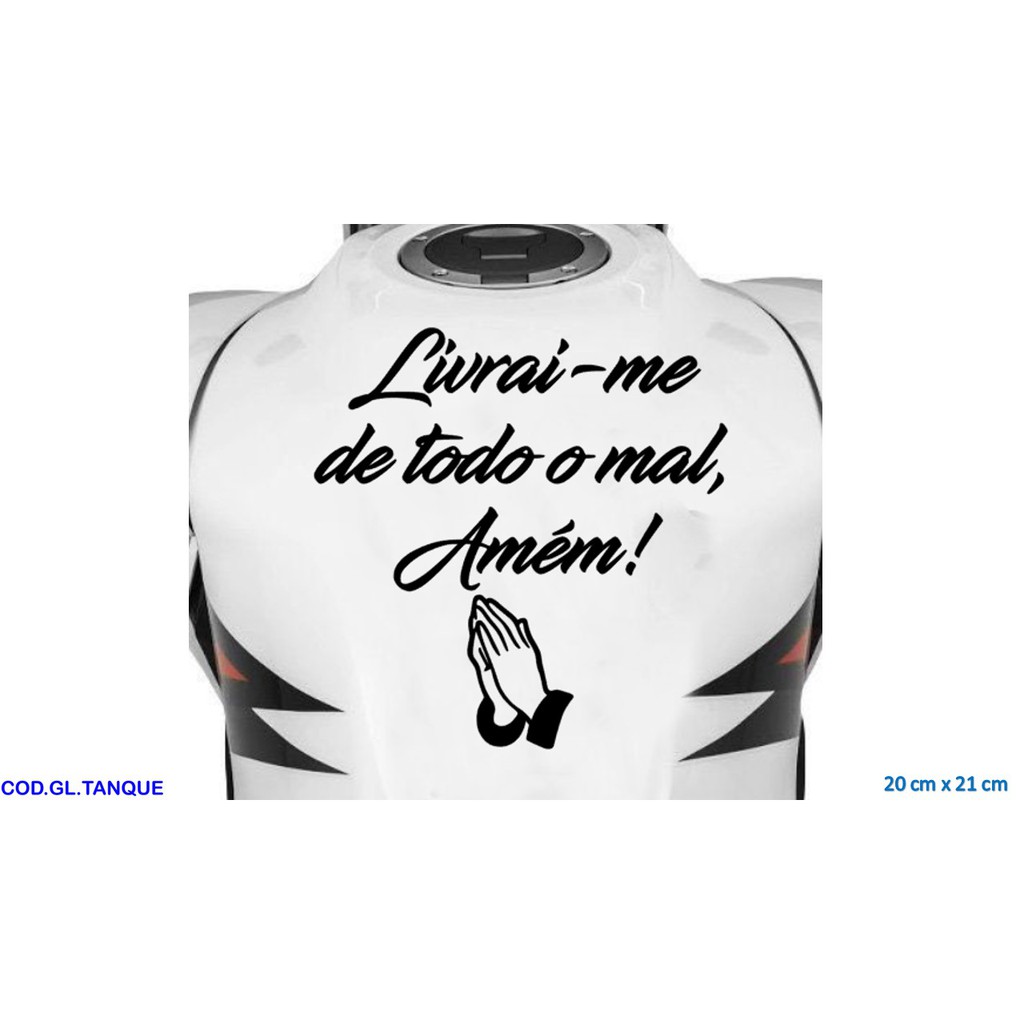 Frase para tanque de moto, adesivo frases para tanque de moto. frases no tanque da moto 160 ...