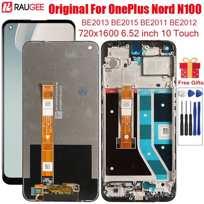 Original display for oneplus nord n100 touch screen lcd display digitizer assembly replacement ...