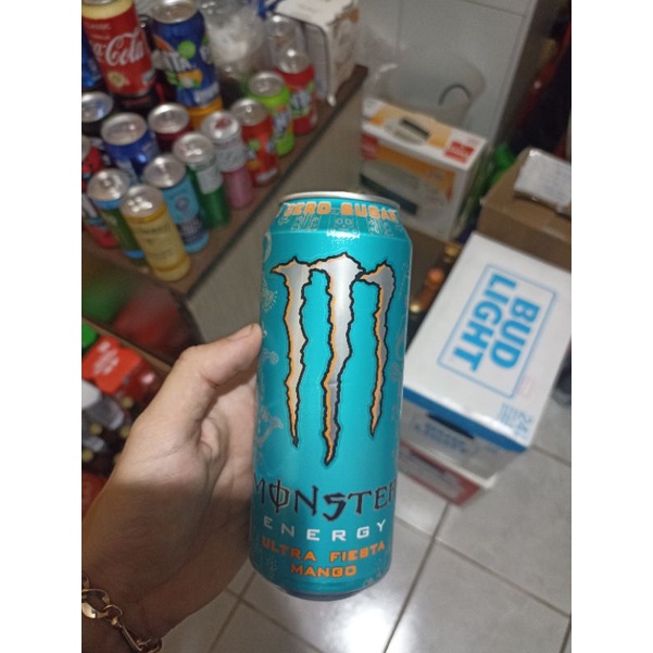 Monster Energy Drink Ultra Fiesta Mango 500ml | Shopee Brasil