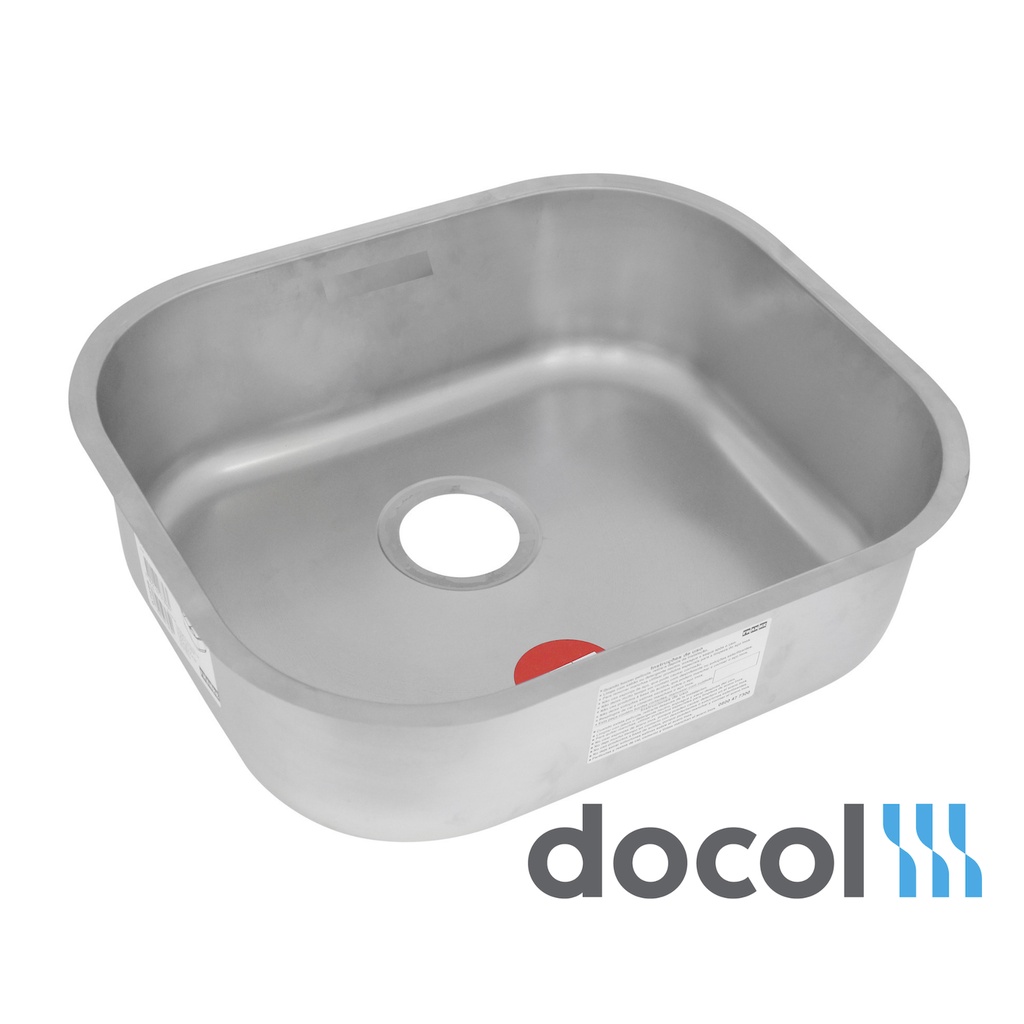 Cuba Pia Cozinha Riva Docol Inox CS0 Polido De Embutir 3.1/2" 40 x 34 x ...