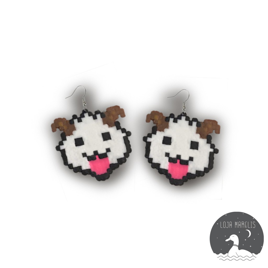 Brinco Poro Porinho League of Legends Hama Beads Perler Pixel Art ...