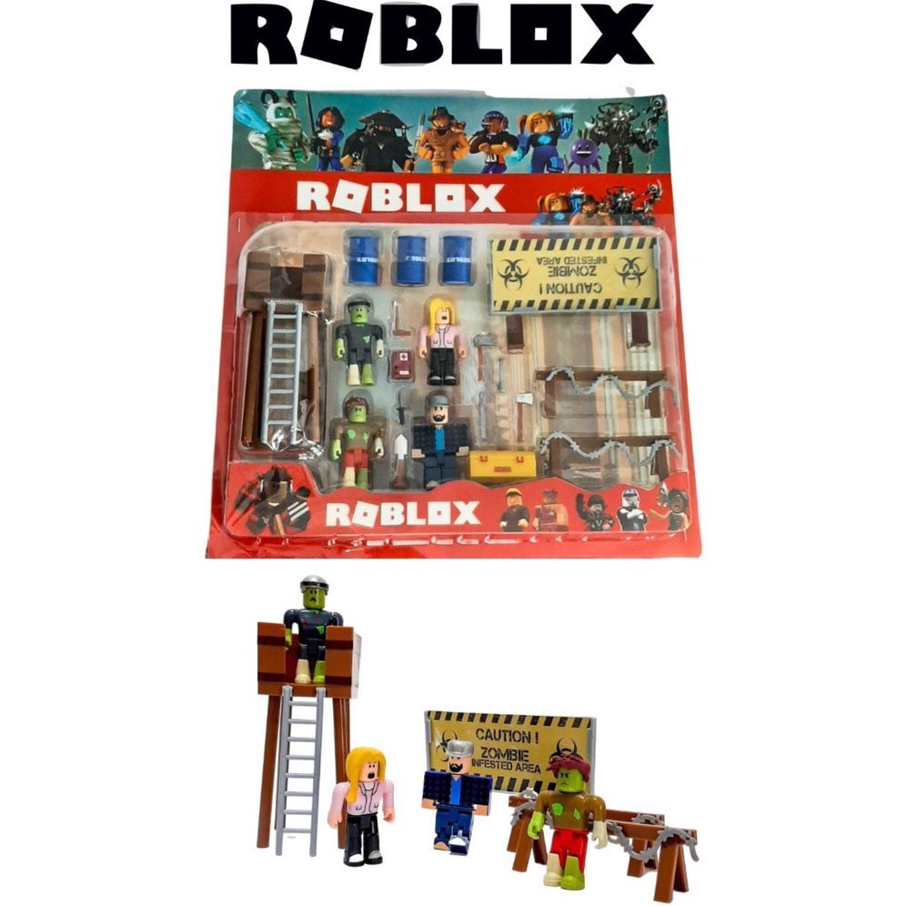 Kit roblox exclusivo com diversos personagens e acessorios | Shopee Brasil