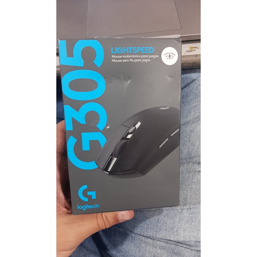 Mouse Gamer Sem Fio Logitech G305 LIGHTSPEED Preto - 843942 - RS05 ...