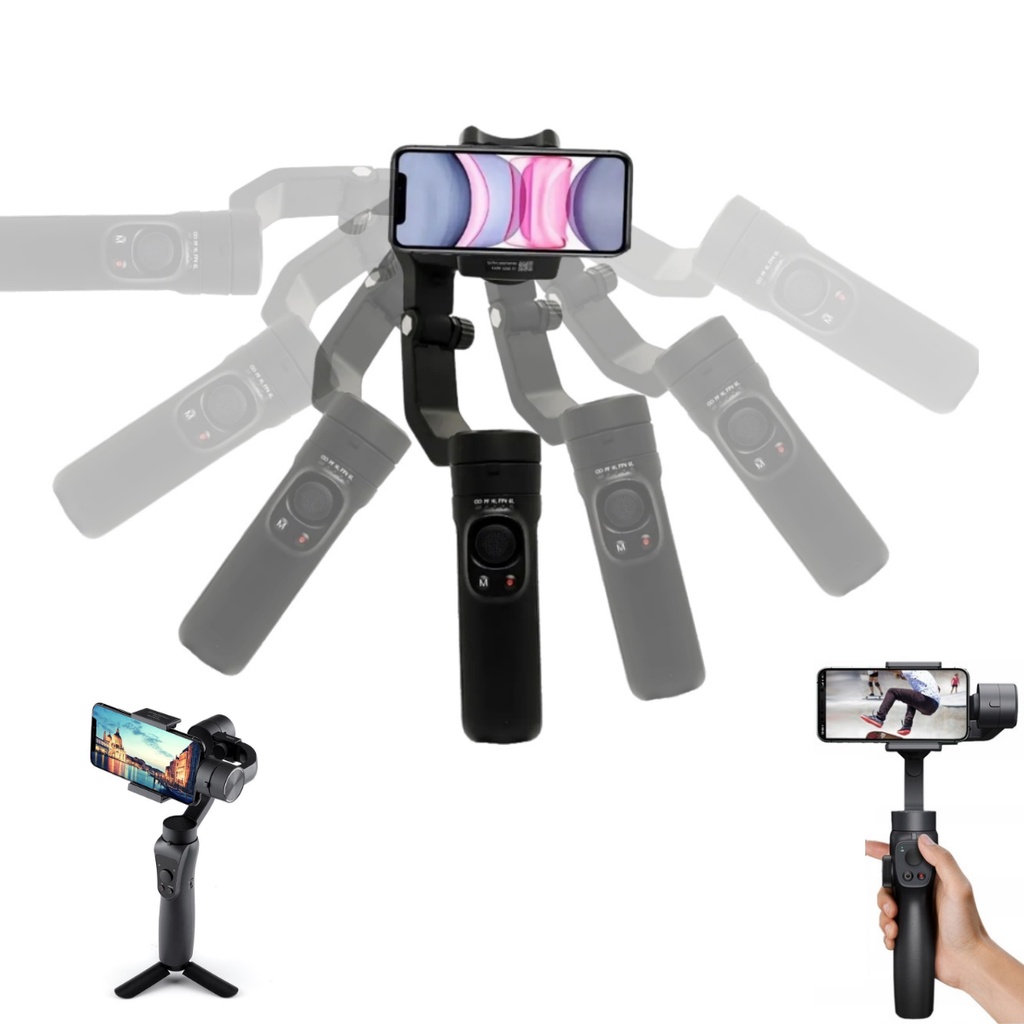 Gimbal Mobil Estabilizador 3 Eixos Profissional Celular Usb | Shopee Brasil