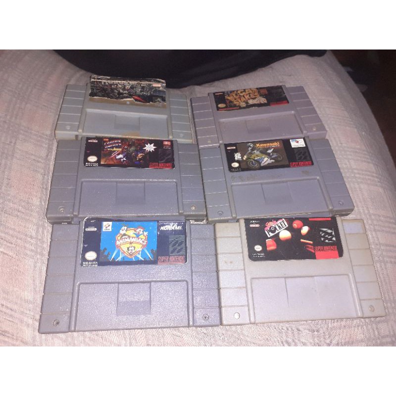 Cartuchos de super Nintendo a 50 reais cada. - Escorrega o Preço