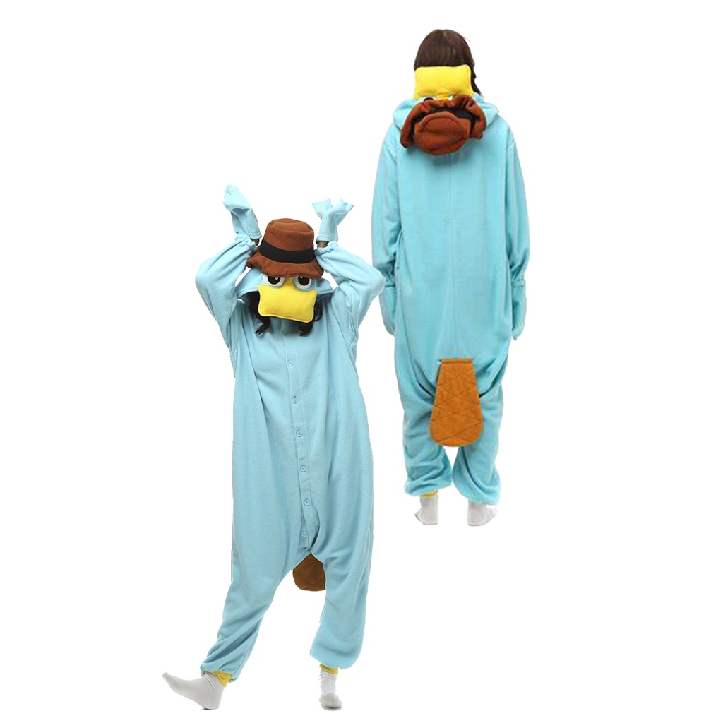 Pijama Perry o Ornitorrinco Macacão Adulto Promoção Perry Disney ...