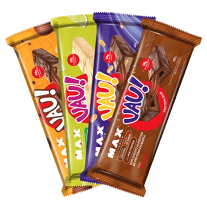 UAU Protein Bar (45g) - Todos os Sabores - Max Titanium Barra de ...