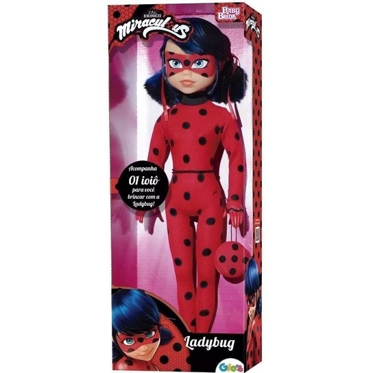 Boneca Miraculous - LadyBug 55cm | Shopee Brasil