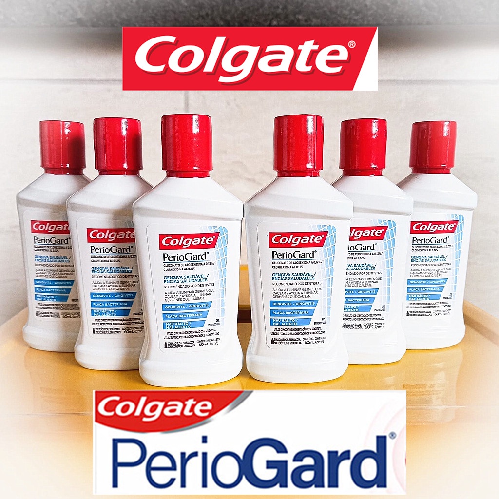 Kit Colgate Periogard - 6 Enxaguante + 1 Brinde! | Shopee Brasil