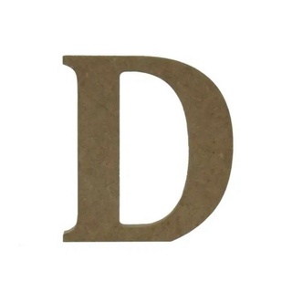 Letra D MDF 12cm | Shopee Brasil