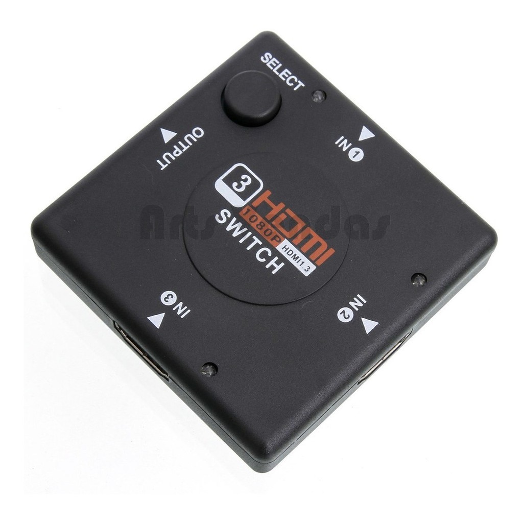 Hub Switch Hdmi 3 Entradas Portas 3x1 Amplificador Splitter | Shopee Brasil