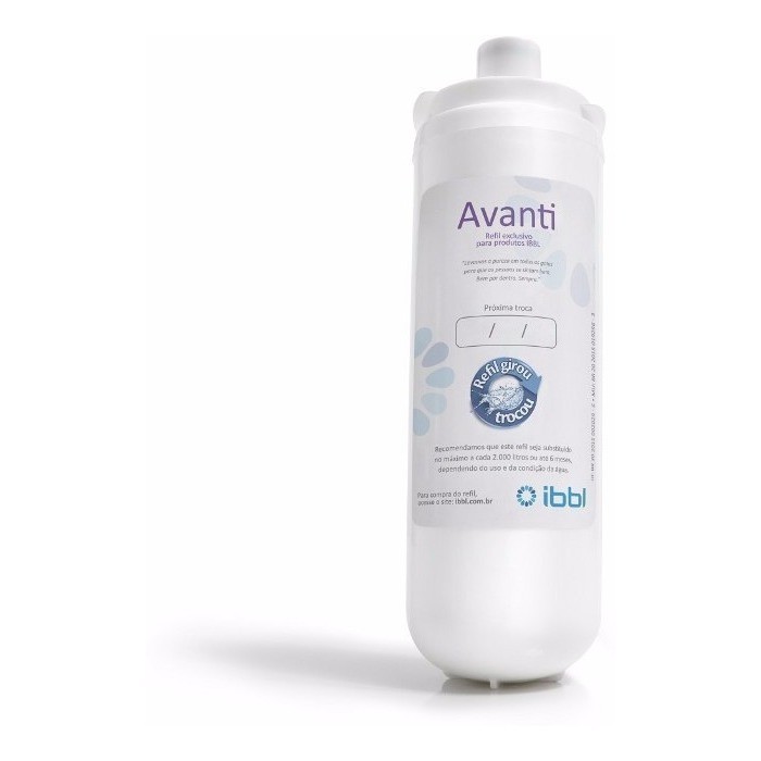 Filtro Purificador De Água Avanti Ibbl Original Refil | Shopee Brasil