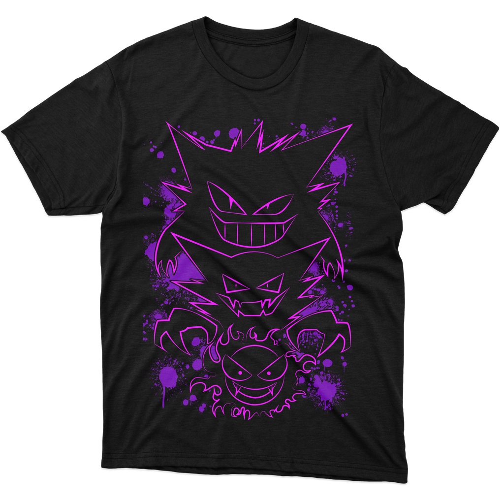 Camiseta Gengar Pokemonmvc | Shopee Brasil