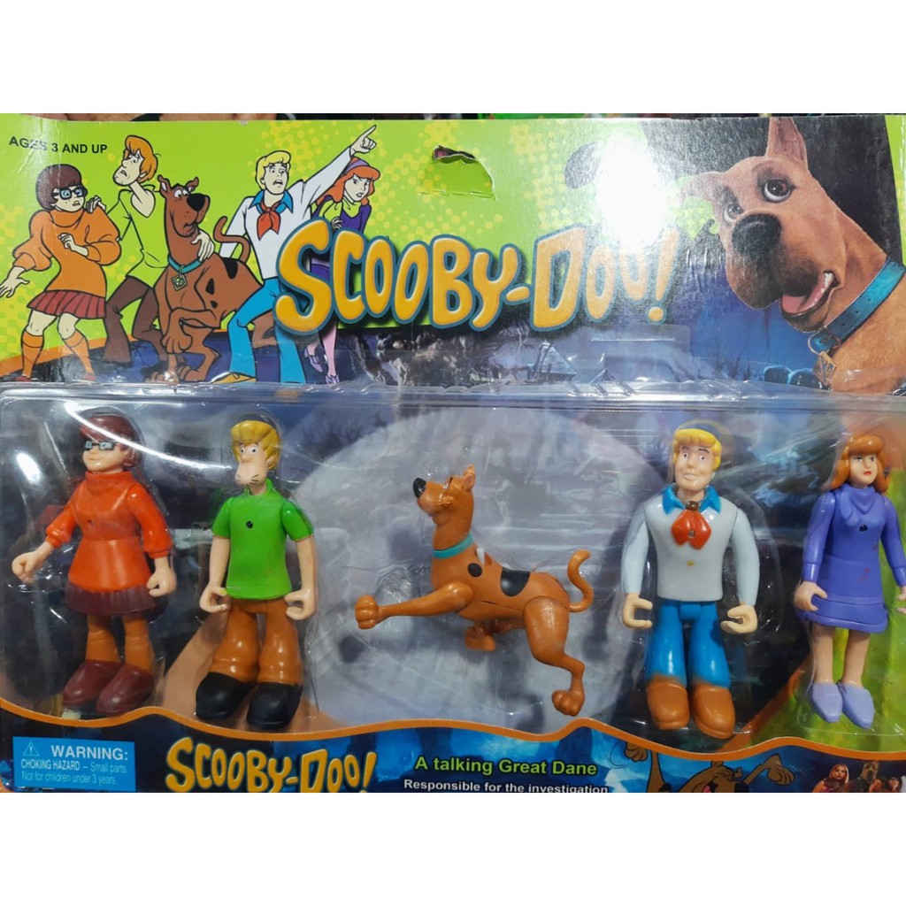 Cartela Scooby doo Scoob Kit 5 Personagens Desenho | Shopee Brasil