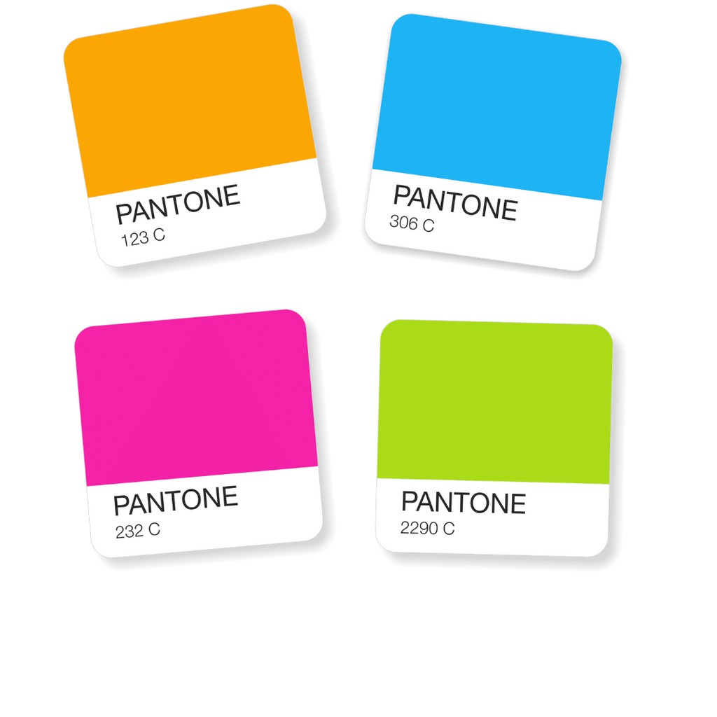 Porta Copos Pantone Acrílico Premium Kit com 4 | Shopee Brasil
