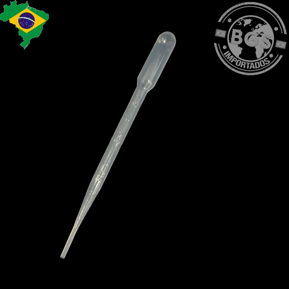 Pipeta Plastica Pasteur Conta Gotas 3 ML Com Marcador Pronta Entrega | Shopee Brasil
