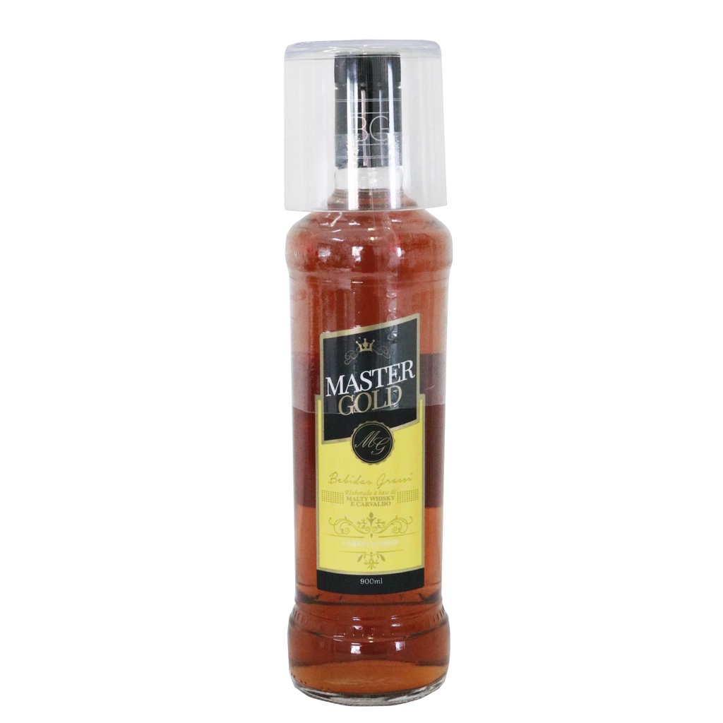 Whisky Master Gold 900ml - ( Original ) Brinde Copo | Shopee Brasil
