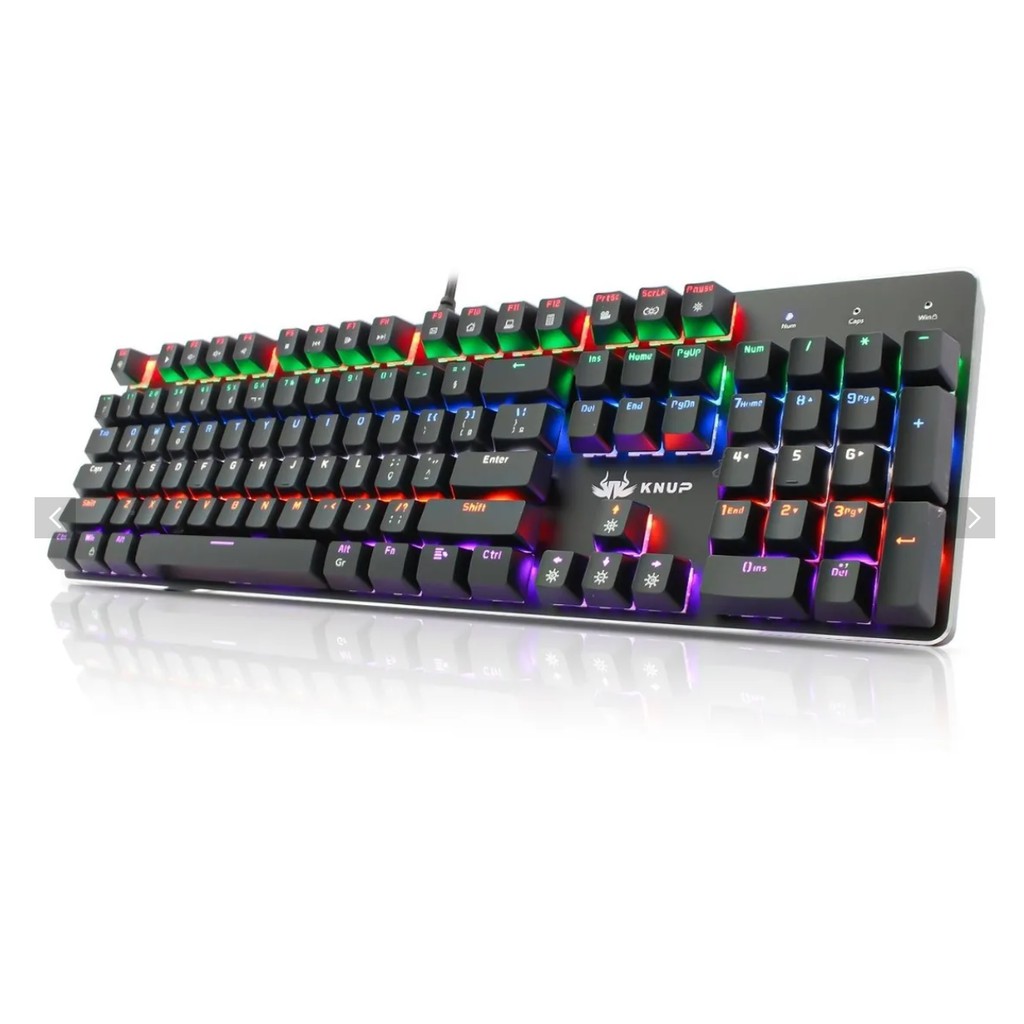 Teclado Mecânico Gamer Knup Kp-2051/ef | Shopee Brasil