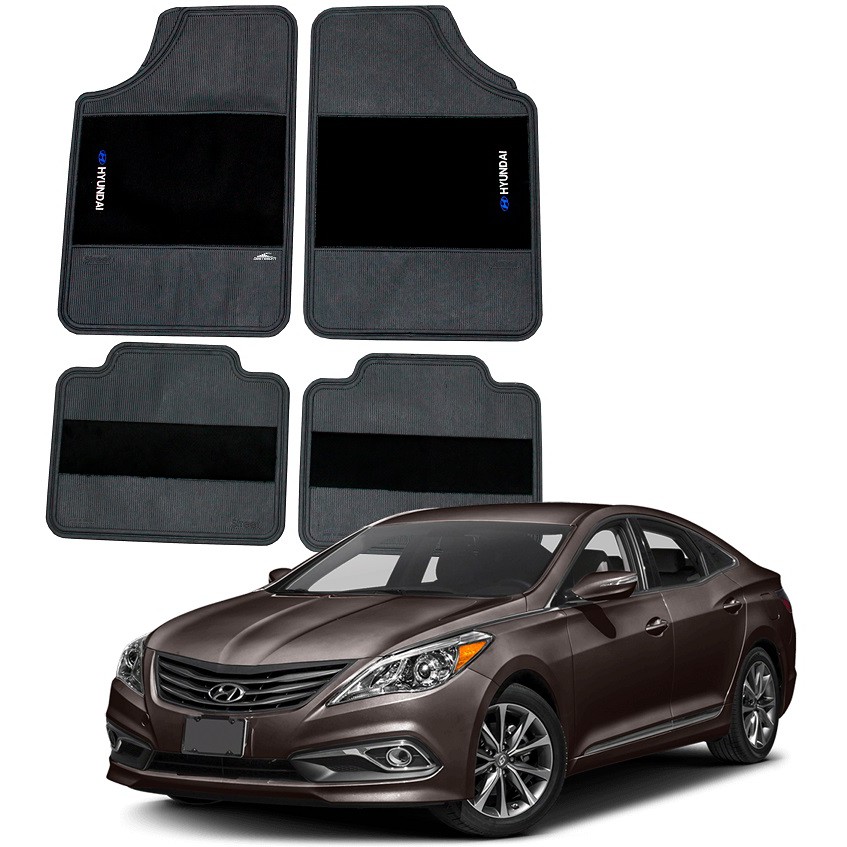Jogo Tapete Personalizado Logo Bordado Hyundai Azera | Shopee Brasil