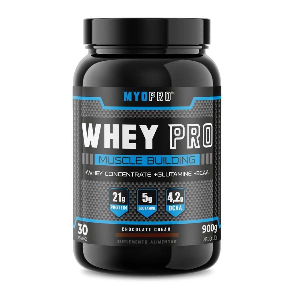 Whey Pro Protein 900g Myopro Concentrado Chocolate Origin | Shopee Brasil