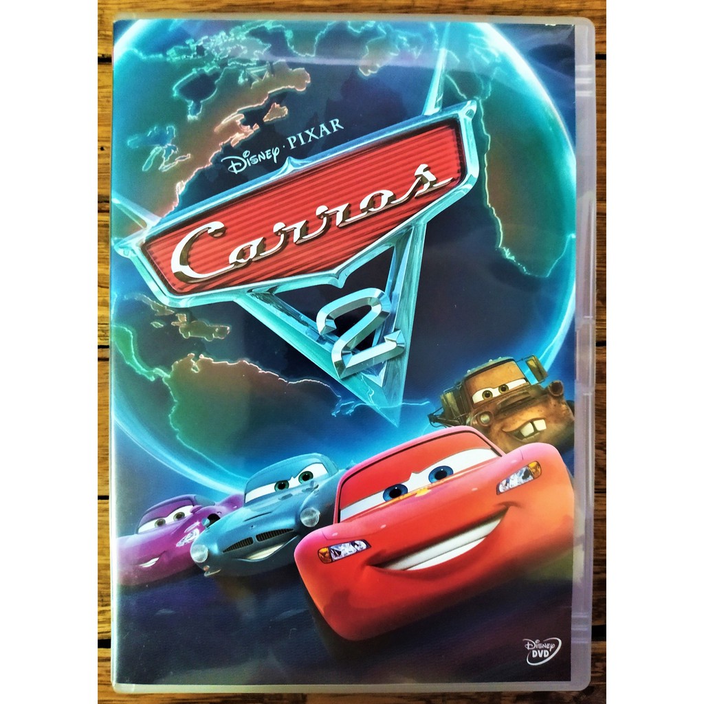 Dvd Original Carros 2 Disney Pixar Desenho Animação Shopee Brasil