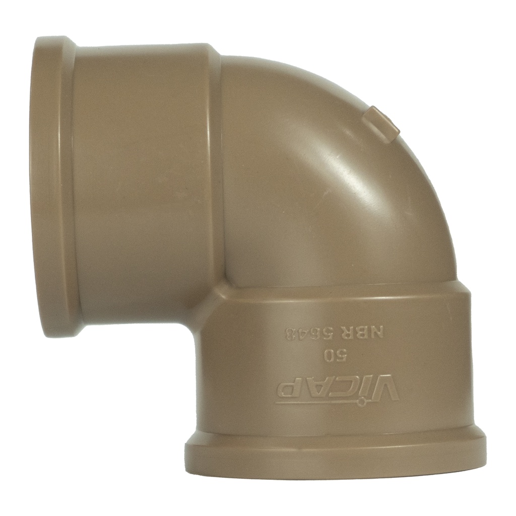 Joelho/Cotovelo Soldável 90°x40mm PVC Marrom | Shopee Brasil