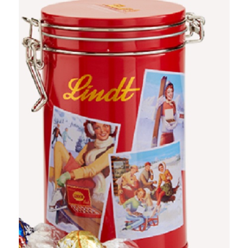 Lata Vermelha Bombons Lindt Ao Leite Lindor 300g | Shopee Brasil