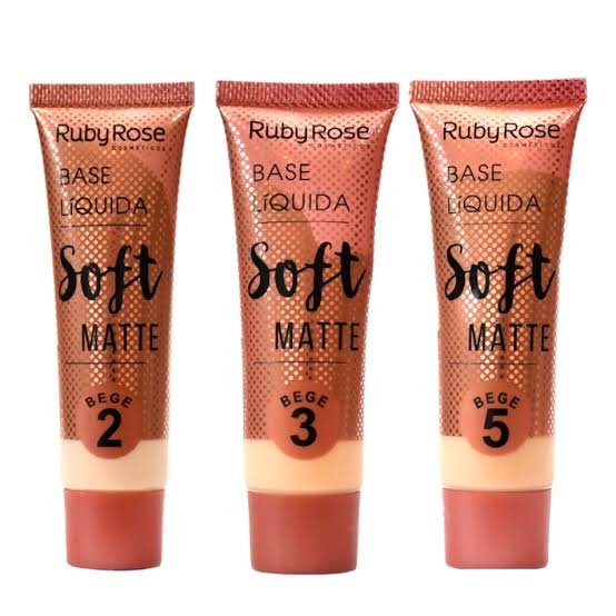 Base Líquida Soft Matte Ruby Rose | Shopee Brasil